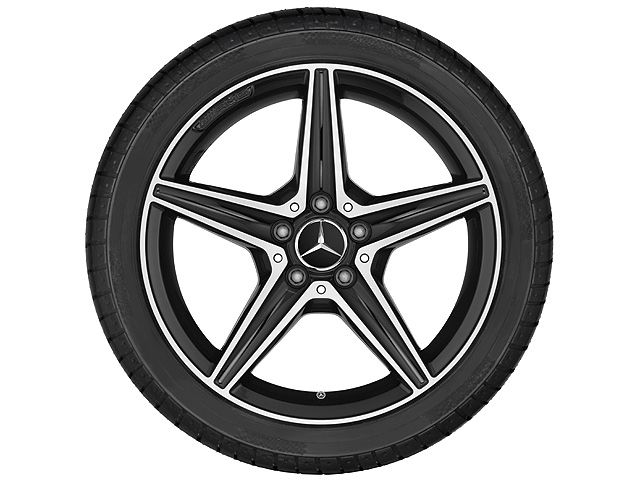 Диск AMG R18 Mercedes C-class W205, S205, C205, A205 , черный, 5 спиц ...