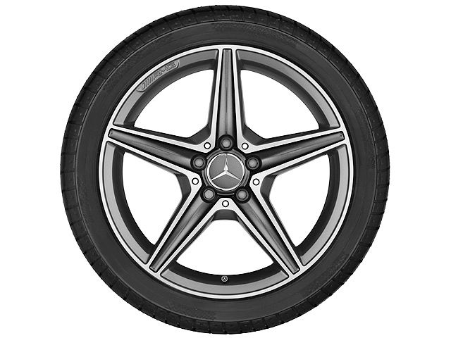 Диск AMG R18 Mercedes C-class W205, S205, C205, A205 , "Серый титан", 5 ...